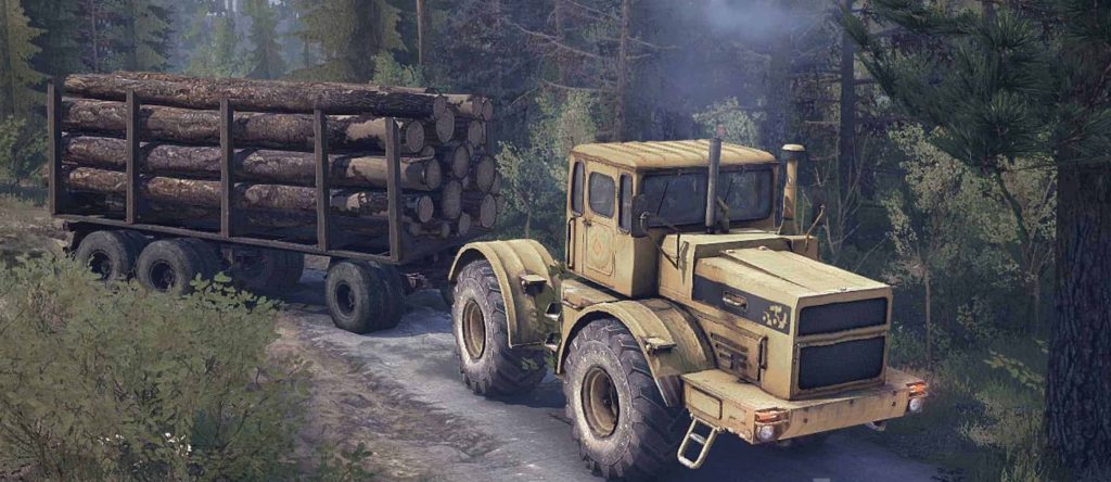 K 700 Tractor v1 Mod - Snowrunner / Mudrunner Mod