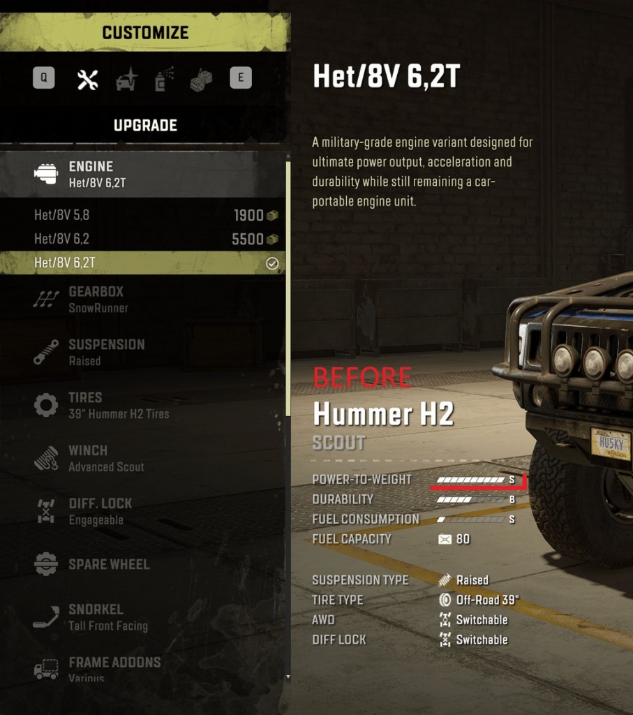 Hummer H2 Upgrades 1.0 Mod - Snowrunner / Mudrunner Mod