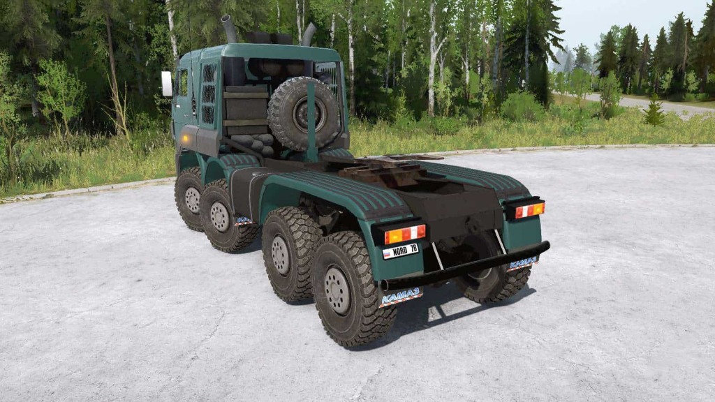 Kamaz-65228 Truck - Snowrunner / Mudrunner Mod