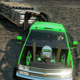 Chevy dually silverado tow rig v1 - Snowrunner / Mudrunner Mod