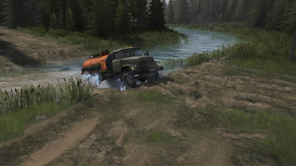 Small River map v1.1 - Snowrunner / Mudrunner Mod
